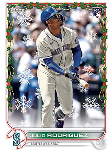 2022 Topps Baseball Trading Cards Holiday Mega Box - 100 Cards/Box