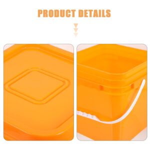 Zerodeko Sealed Bucket Laundry Beads Dispenser Mop Buckets Container for Laundry Room Washing Bucket Oil Paint Cans Clothes Kitchen Washing Plastic Drum