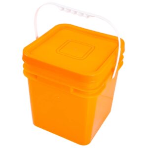 Zerodeko Sealed Bucket Laundry Beads Dispenser Mop Buckets Container for Laundry Room Washing Bucket Oil Paint Cans Clothes Kitchen Washing Plastic Drum