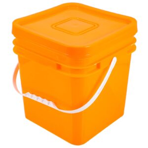 Zerodeko Sealed Bucket Laundry Beads Dispenser Mop Buckets Container for Laundry Room Washing Bucket Oil Paint Cans Clothes Kitchen Washing Plastic Drum