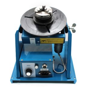 Rotary Welding Positioner Turntable Table 10KG Mini 0 to 90°Portable Welder Positioner Turntable Machine Equipment, Adjustable Speed, 110V