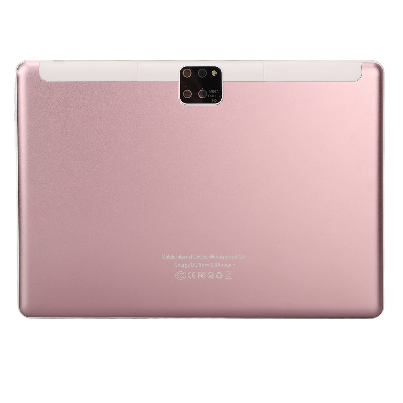 Jectse 10.1 Inch Tablet, 2.4G 5G WiFi 6GB 128GB Tablet with 8MP 16MP Dual Camera, 10 Cores 8800mAh Battery Rose Gold Touch Screen Tablet Computer