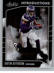 2020 panini absolute introductions #11 justin jefferson rc minnesota vikings