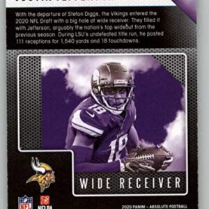 2020 Panini Absolute Introductions #11 JUSTIN JEFFERSON RC Minnesota Vikings