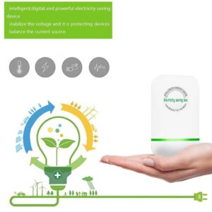 Stop Energy Watt Electric Power Saver - Smart Energy Saver Device Electricity Saving Box - Household Office Market Device Electric Smart US Plug 90V-250V 30KW Power Factor Savers (2 Pack)