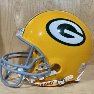 Bart Starr Aaron Rodgers Brett Favre Signed Packers Pro NFL Football Helmet JSA - Autographed NFL Helmets