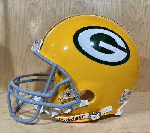 Bart Starr Aaron Rodgers Brett Favre Signed Packers Pro NFL Football Helmet JSA - Autographed NFL Helmets