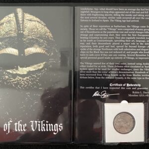 1900 No Mint Mark Age of Vikings Abbasid Dynasty SILVER Coin COA & History & Album Included 1 Seller Fine