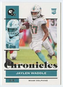 2021 panini chronicles #76 jaylen waddle nm-mt miami dolphins football trading card