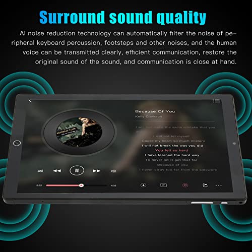 10.1 Inch Tablet, 5G WiFi 128G 1080P Full HD Tablet for 11 Octa Core Tablet, High Performance Tablet for Game, 13MP Camera Portable Tablet 6000mAh Last Dual SIM GPS