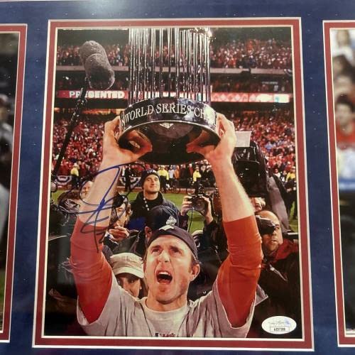 Chase Utley autograph signed Phillies 8x10 photo framed JSA - Autographed MLB Photos