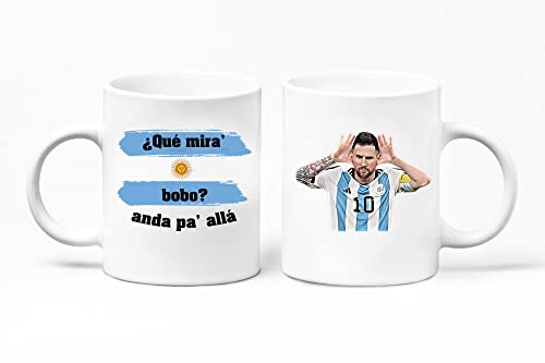 argentina Mug, | Argentina | que mira bobo mug,Que Mira Bobo Anda Pa Alla Mug,QUE MIRA BOBO TAZA