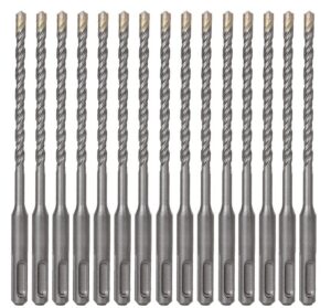 sds plus hammer drill bit 15pcs 3/16 in. x 8 in. masonry concrete rock drill