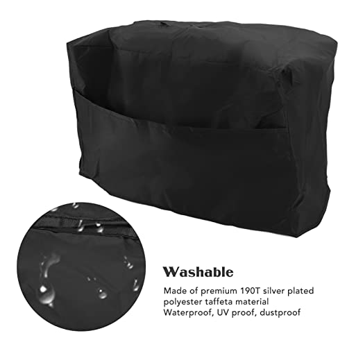 VINGVO Welding Machine Canopy, Foldable Waterproof Reusable Proof 190T Polyester Taffeta Welder Cover Garden Welding Machines Furniture Covers for Courtyard (Black)