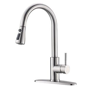 owofan kitchen sink faucet brushed nickel bundles