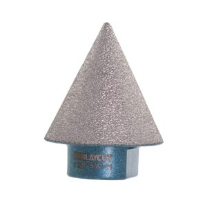 minlaycut diamond cone tile bit 1-3/8" 35mm tile beveling chamfer bits for enlarging chamfering holes in granite marble porcelain tile