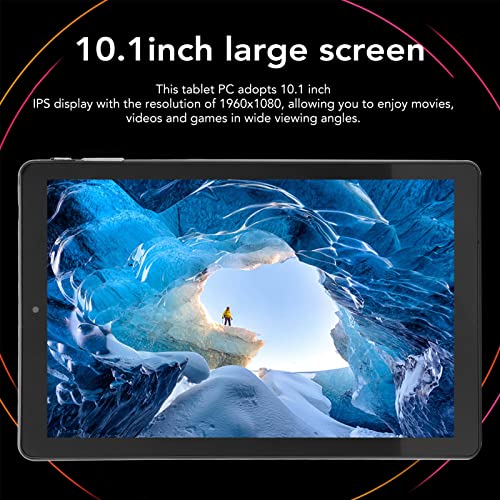 Tablet PC 10.1 inch, 2.4G 5G WiFi 11 Phone Tablet with Dual SIM Slot, 6GB 128GB, 1960x1080 IPS, Cellular Tablet, Octa Core Processor, 5MP 13MP, GPS, BT, 8800mah Battery