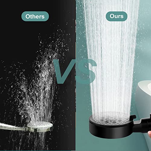 Shower Head 5 Spray Mode Handheld Shower Head with On Off Switch and 59in Hose, Anti-clogging nozzle,Showerheads & Handheld showers, High Pressure Shower Heads With Handheld Adjustable Filter