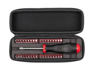 tekton 1/4 inch bit driver and bit set with case, 37-piece | dbh93101