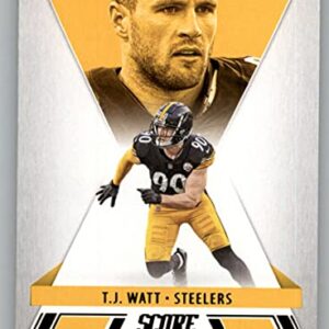 T.J. WATT 2021 Score Game Face #5 NM+-MT+ NFL Football Steelers