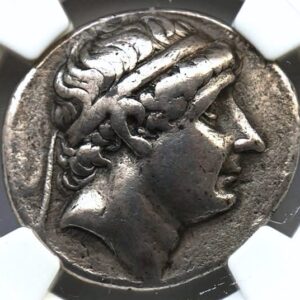 GR 281-261 BC Ancient Seleucid Empire under Antiochus I Authenticated Silver Coin Tetradrachm Choice Fine NGC