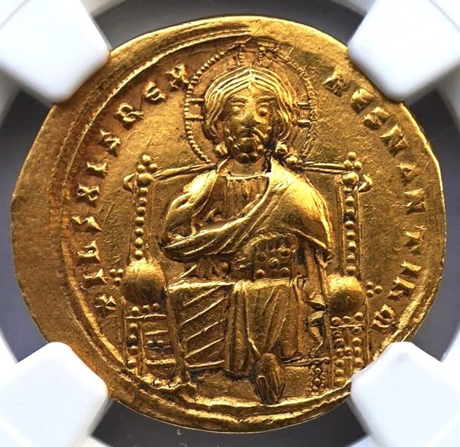 TR 1028-1034 AD Byzantine Empire under Emperor Romanus III, Authenticated Medieval Gold Coin of the Middle Ages Histamenon Nomisma Choice Extremely Fine NGC