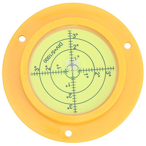 Bubble Spirit Level, 90x17mm Circular Bullseye Level Inclinometers for Phonograph for Turntable