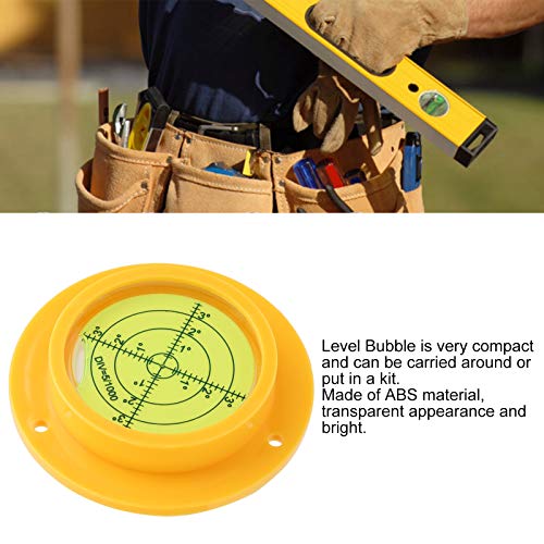 Bubble Spirit Level, 90x17mm Circular Bullseye Level Inclinometers for Phonograph for Turntable