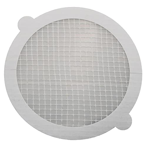 Disposable Hair Catcher MEETOOT 20PCS Round Disposable Household Sink Filter Floor Drain Strainer Shower Cover Shower Drains Mesh Stickers for Bathroom and Kitchen, 110mm Disposable Shower Drain