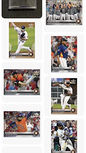 2022 Topps Now Houston Astros ‘22 World Series Champions- 15 Total Cards Team Set - The 15 Player selection produced from Topps includes Justin Verlander, Framber Valdez, Ryan Pressly , Luis Garcia, Cristian Javier, Martin Maldonado, Yuli Gurriel, Jose Al