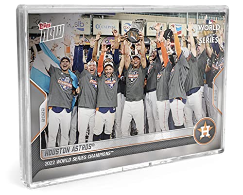 2022 Topps Now Houston Astros ‘22 World Series Champions- 15 Total Cards Team Set - The 15 Player selection produced from Topps includes Justin Verlander, Framber Valdez, Ryan Pressly , Luis Garcia, Cristian Javier, Martin Maldonado, Yuli Gurriel, Jose Al