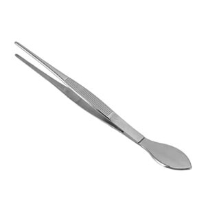 bonsai spatula tweezers, picking up sprigs rustproof straight tip soil loosening tool bonsai tweezers stainless steel for garden