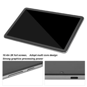 Vikye 10.4in HD Tablet, 2000x1200 Resolution HD Tablet 2K Full Screen 4GB RAM 64GB ROM Calling Tablet for Android11