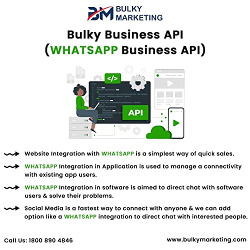 Bulky WHATSAPP API, WHATSAPP Business API, Integration with API, WHATSAPP API | Email Delivery |1 Month