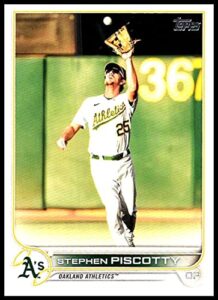 2022 topps stephen piscotty #349 nm near mint oakland athletics