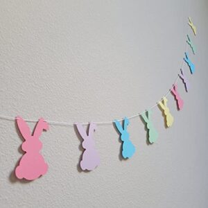 easter bunny garland banner easter decoration