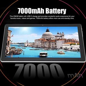 Zopsc 10in Tablet for 11-4G Calling Tablet 4+256G 5MP+8MP 5GWIFI Night Reading Mode 7000mah MT6735 8 Cores GPS Support. (US Plug)