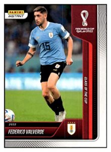 federico valverde 2022 panini instant fifa qatar world cup /1042 uruguay #30 mt-mt+ class of the cup soccer