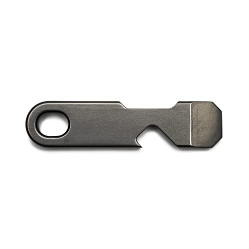 QuickPry Bottle Opener Mini Everyday Carry Pry Bar Tool, For Camping, Cleaning, And Simple Everyday Tasks, Keychain Carry Tool