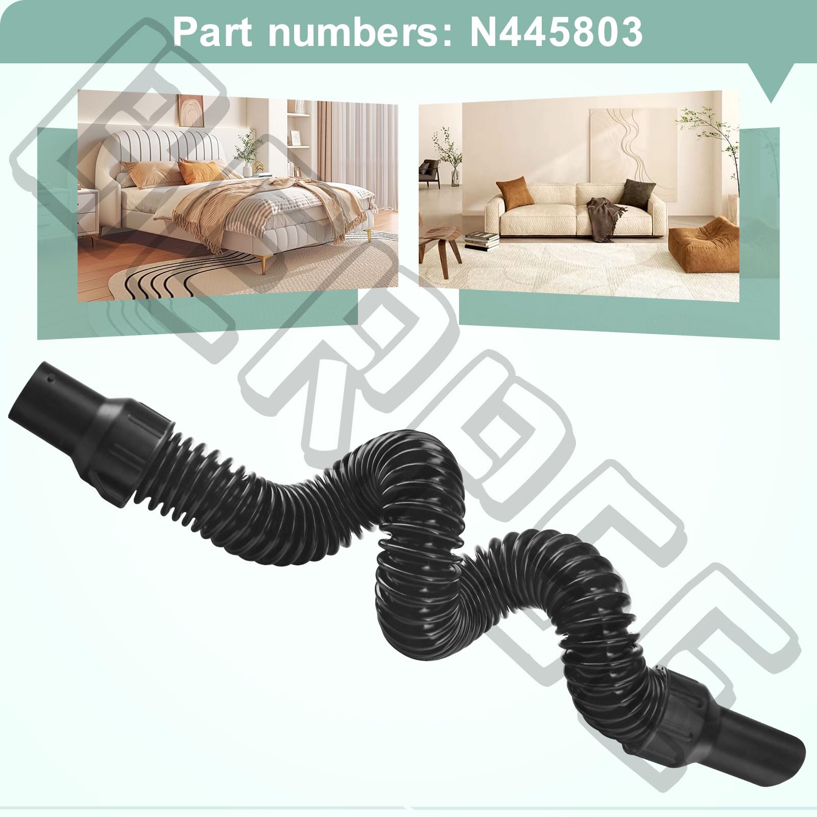 N445803 Replacement Vacuum Hose Assembly Compatible with D-eWalt For DCV517B Type 1, DCV517M1 Type 1, DC515, DC515K (N445803)