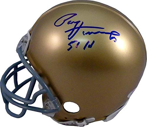 Paul Hornung "56 HT" Autographed Notre Dame Fighting Irish Mini Helmet (JSA) - Autographed College Mini Helmets