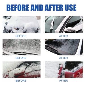 TYGHBN Defrosting DeIcer Spray, 60 ML Deicing and Snow Melting Agent, Ice Off Windshield Spray De-Icer, Snow Melting Deicing Agent for Windows, Mirrors, Key Locks, Latches (2 Set)