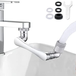 1080 swivel faucet extension. sink faucet spray accessory. faucet extension for bathroom sink. kitchen faucet spray. dual gear mode can be adjusted freely