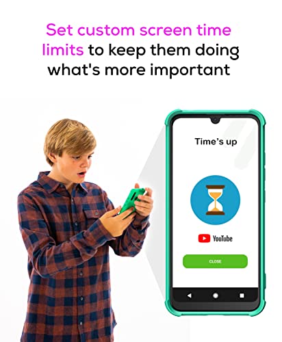 Teracube Thrive Smartphone for Kids (Age 8 to 17) - with Parental Controls, Safe Search, and Healthy Time Limits (Monthly Plan Required)