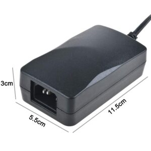 J-ZMQER AC Adapter Charger Compatible with Polycom VVX 300 VVX 310 VVX 400 VVX410 VoIP IP Phone PSU