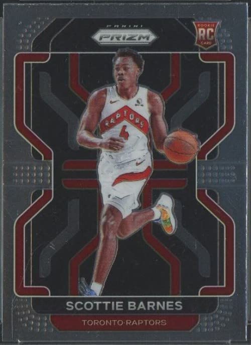 SCOTTIE BARNES 2021/22 PANINI PRIZM #320 RAPTORS BASE ROOKIE CARD RC BC3527