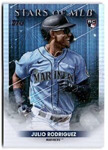 2022 topps update stars of mlb #smlb-87 julio rodriguez nm-mt seattle mariners baseball trading card