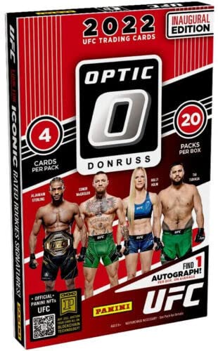 2022 Panini Optic UFC Trading Card Hobby Box Inaugural Edition