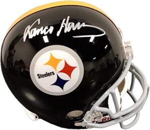 franco harris pittsburgh steelers signed autograph authentic proline on field full size helmet jsa certified