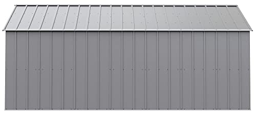 Arrow Classic Metal Shed, 12 x 17, Flute Grey